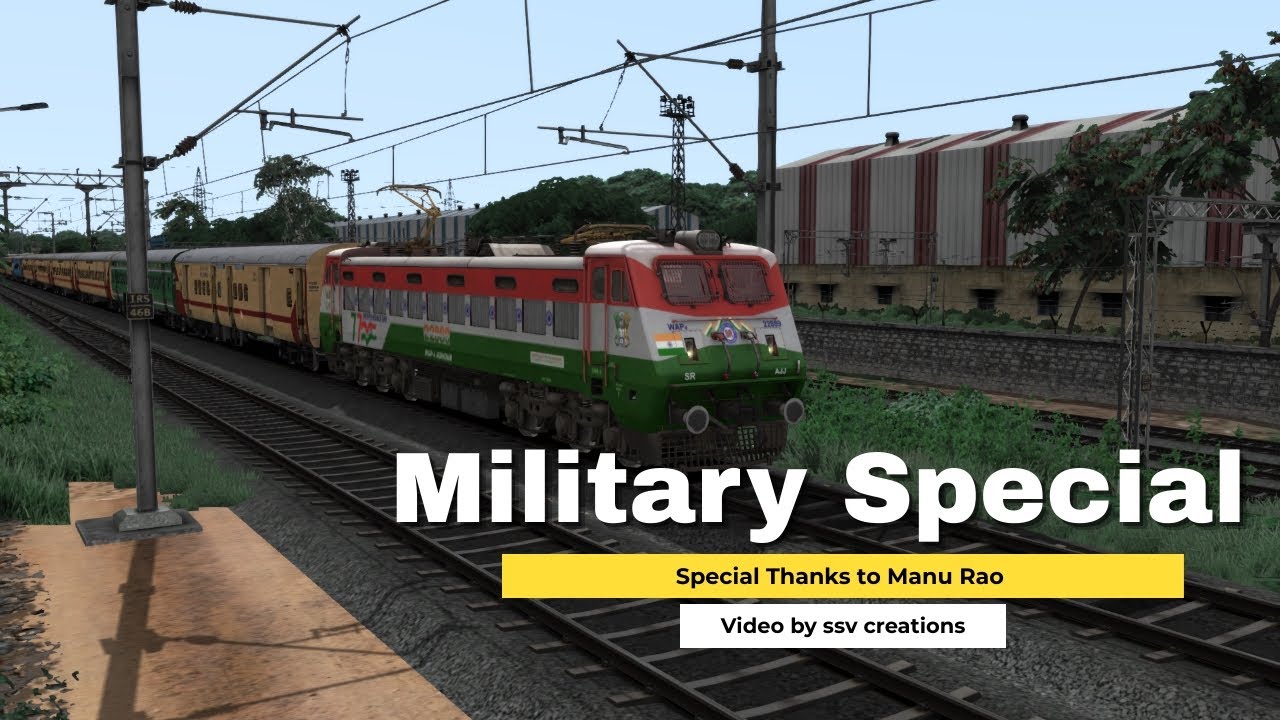 Military Special // Indian Railways // South Central Railways - YouTube