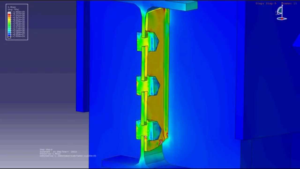 Bolt contact simulation - YouTube