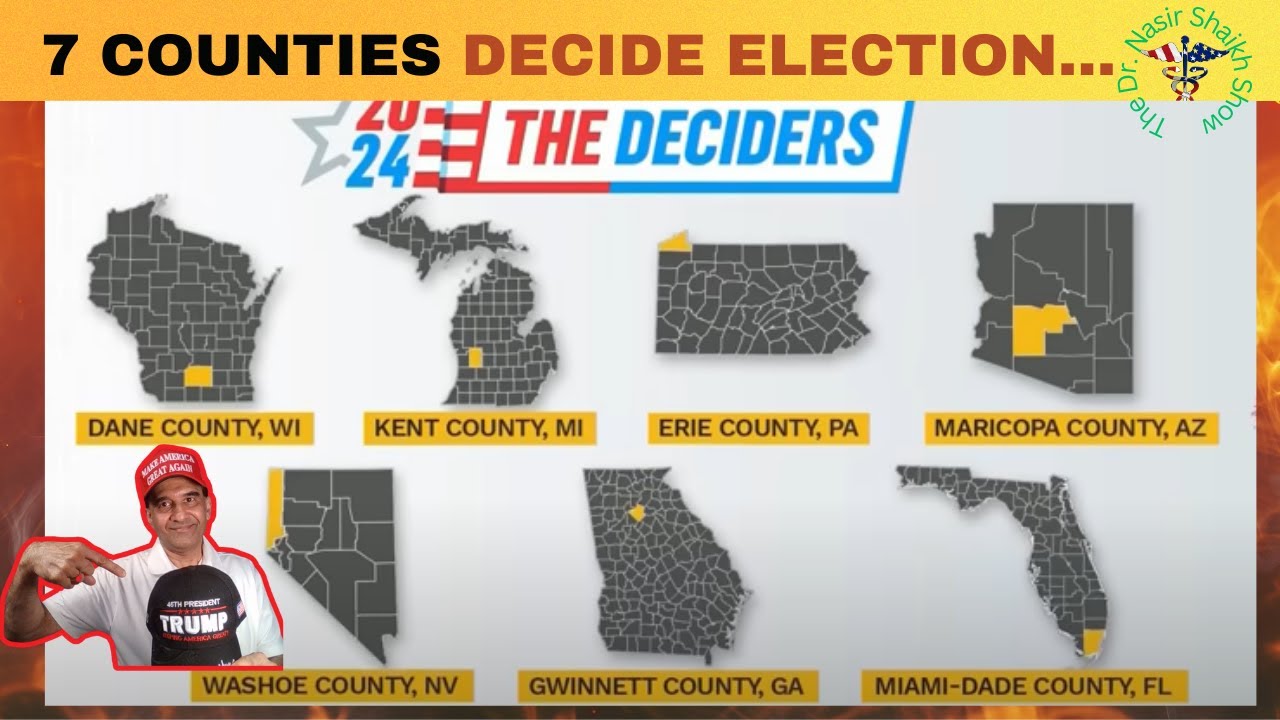 Critical Insights: 7 Counties Could Shape Trump 2024 Election Destiny ...