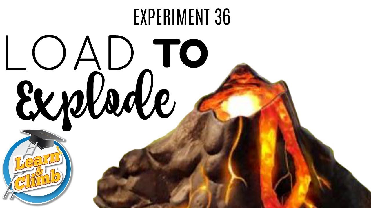 LOAD TO EXPLODE! VOLCANO EXPERIMENT - LEARN AND CLIMB SCIENCE KIT - YouTube