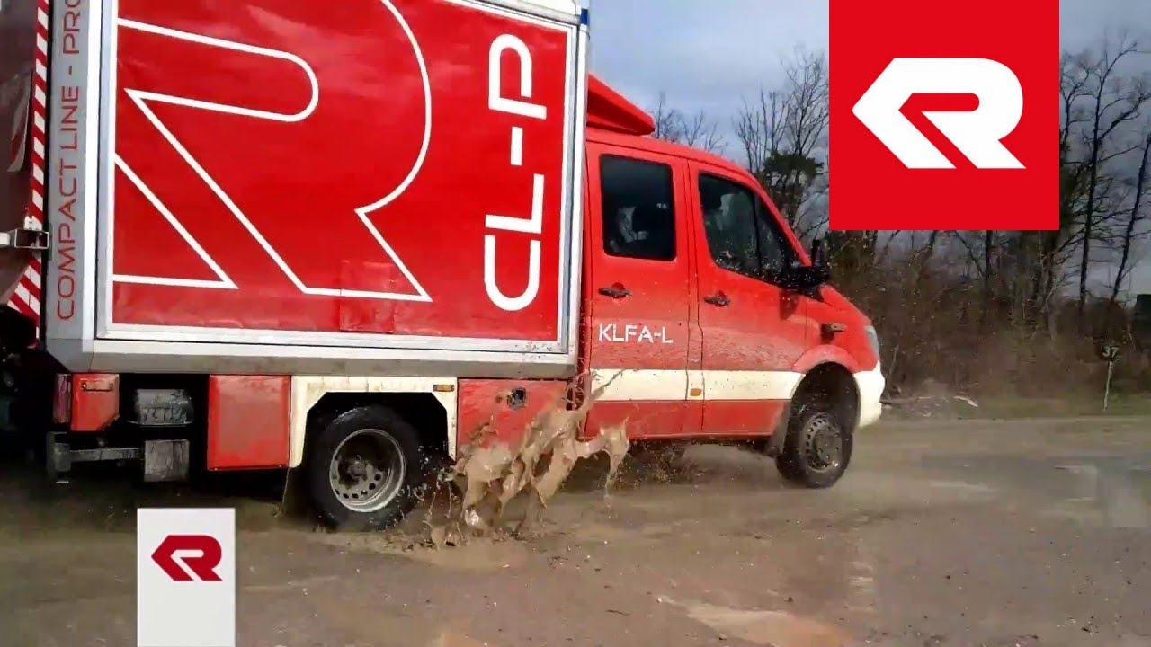 Kommunalfahrzeug im Einsatz: Der Rosenbauer CL-P auf Testfahrt - YouTube