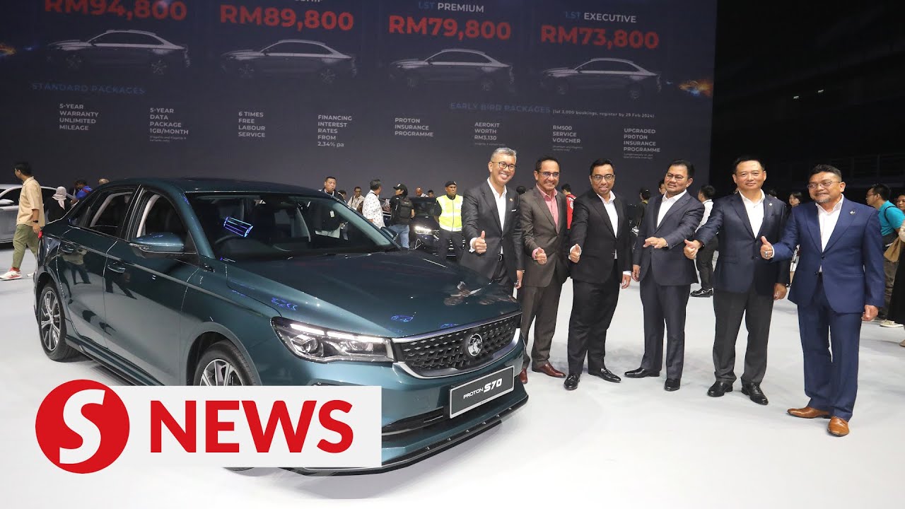 Proton launches S70 sedan, targets monthly sales of over 3,000 units ...