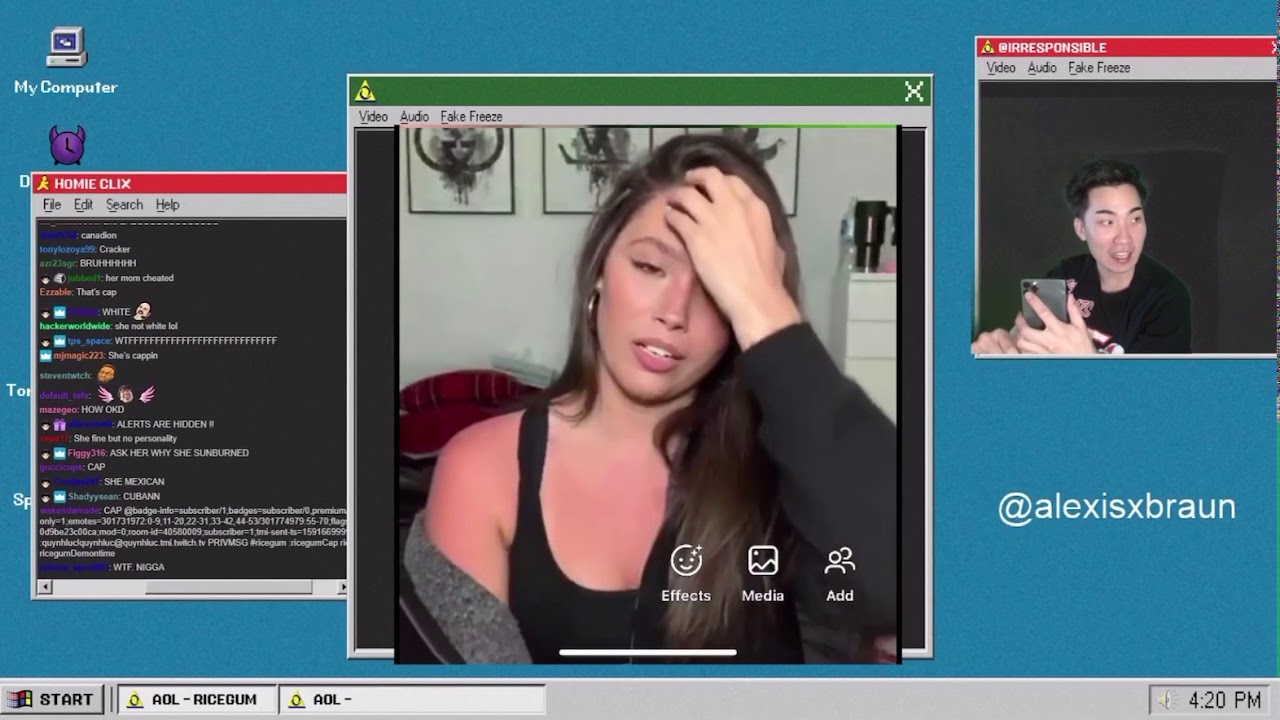 RiceGum barks at girl on stream!!! Must watch!! - YouTube