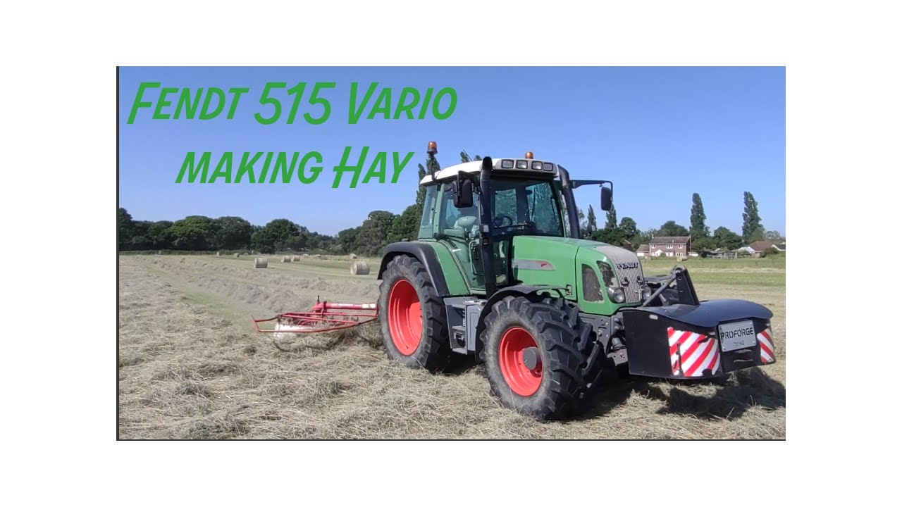 Fendt 515 Vario making hay July 2024. #harvest2024 - YouTube