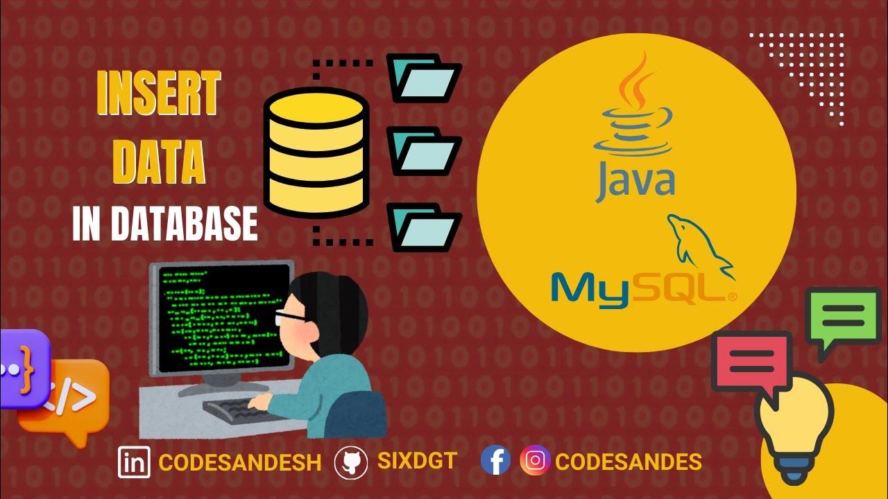 How to insert data into database in Java Application? Java JDBC CRUD Operation | JDBC Series ...