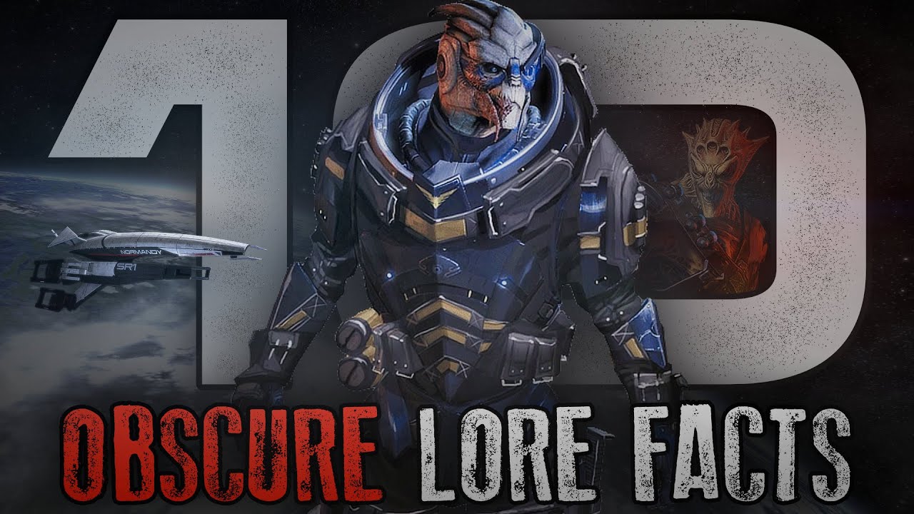 10 Obscure Mass Effect Lore Facts - YouTube