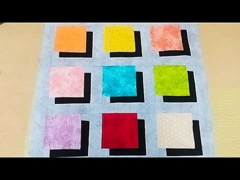 💟I made the quilt in Quick and Easy without a pattern (quilt with a ...