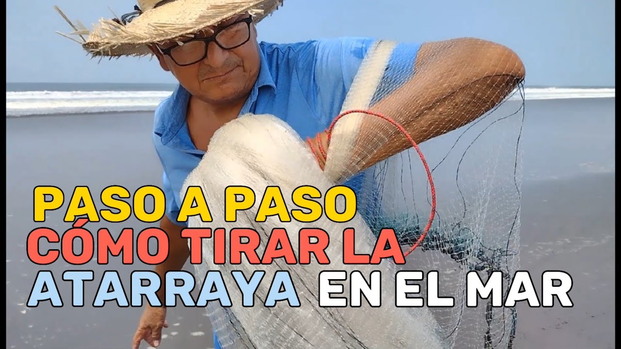 La enseñanza perfecta para que aprenda a tirar una atarraya y pescar en ...