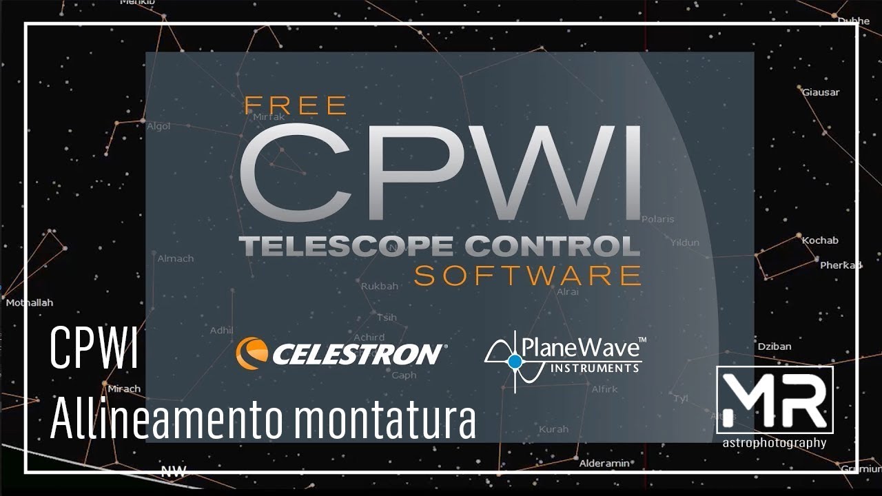 CPWI - Utilizzo del software Celestron per l'allineamento della ...