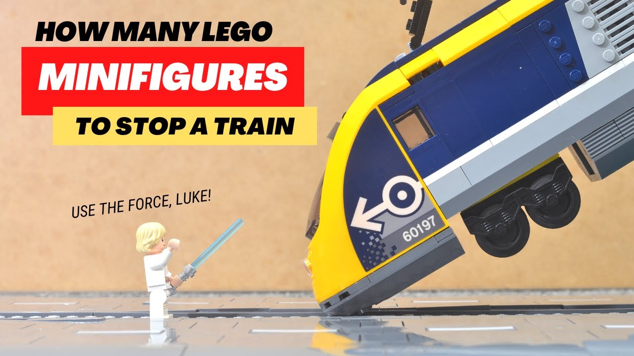 Testing the Limit: How Many LEGO Minifigures Can Stop a Speeding LEGO ...
