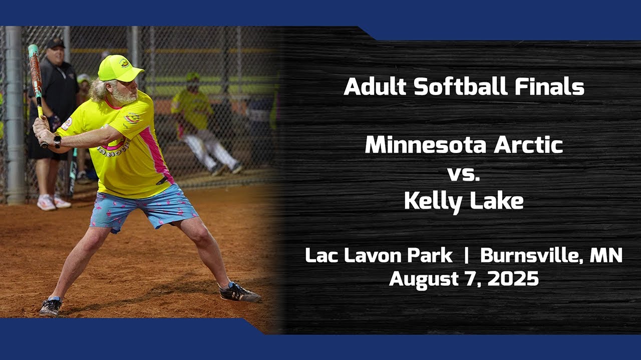 Adult Softball Finals - Minnesota Arctic vs. Kelly Lake 8-7-2025 - YouTube