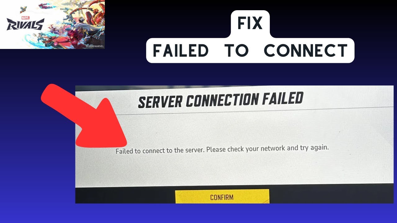 How to Fix Failed to Connect to the Server in Marvel Rivals - YouTube