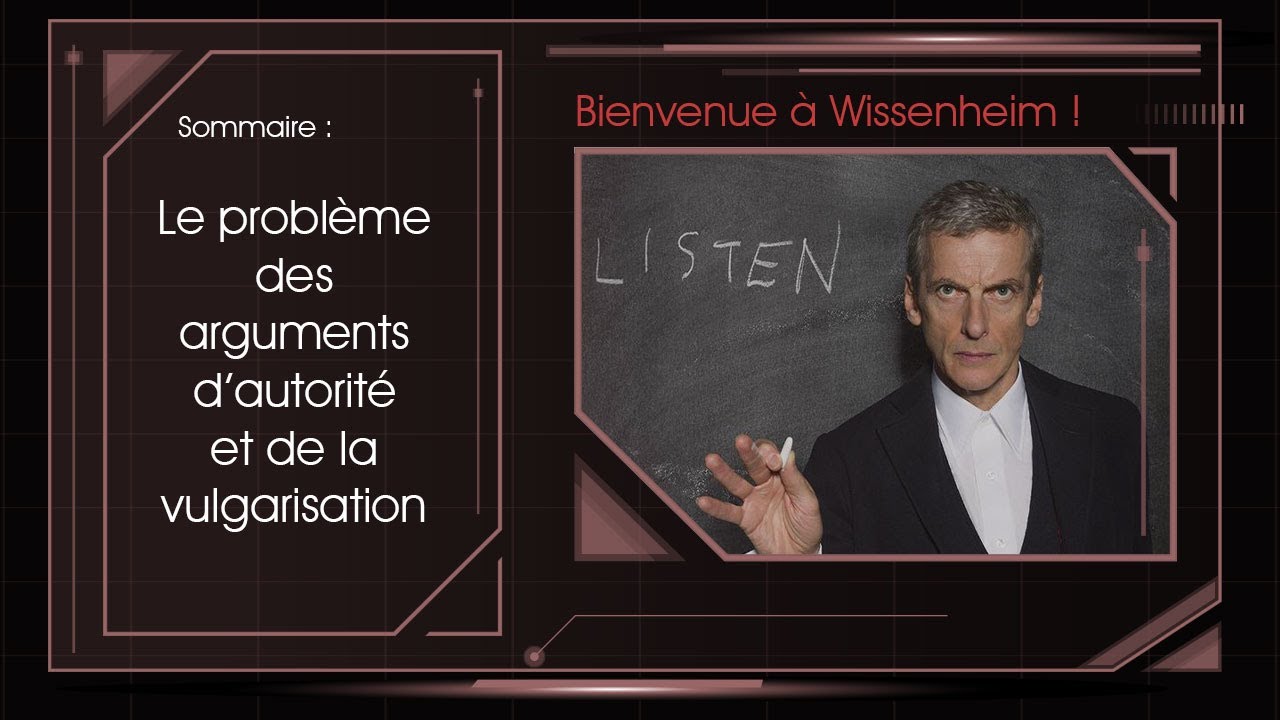 Le problème des arguments d'autorité et de la vulgarisation - YouTube