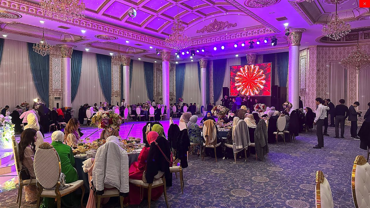 Immense Wedding Feast with 300 people and 15 types of dishes! | Uzbek ...