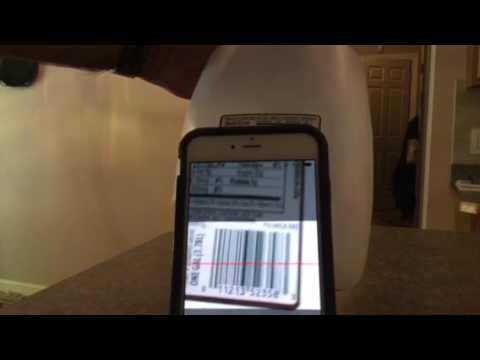 How to use barcode scanner with Smart diet scale app - YouTube