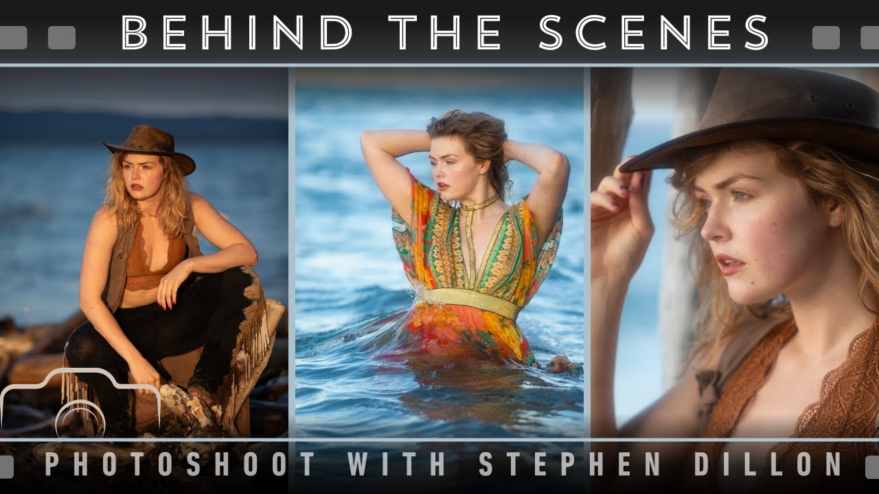 Behind the Scenes Lake Michigan Photoshoot with Stephen Dillon - YouTube