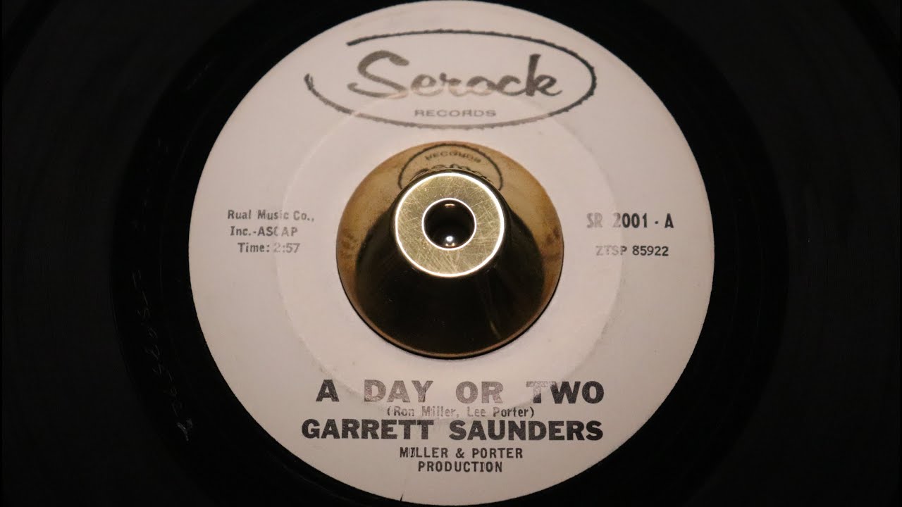 Garrett Saunders - A Day Or Two - SEROCK: 2001 DJ - YouTube