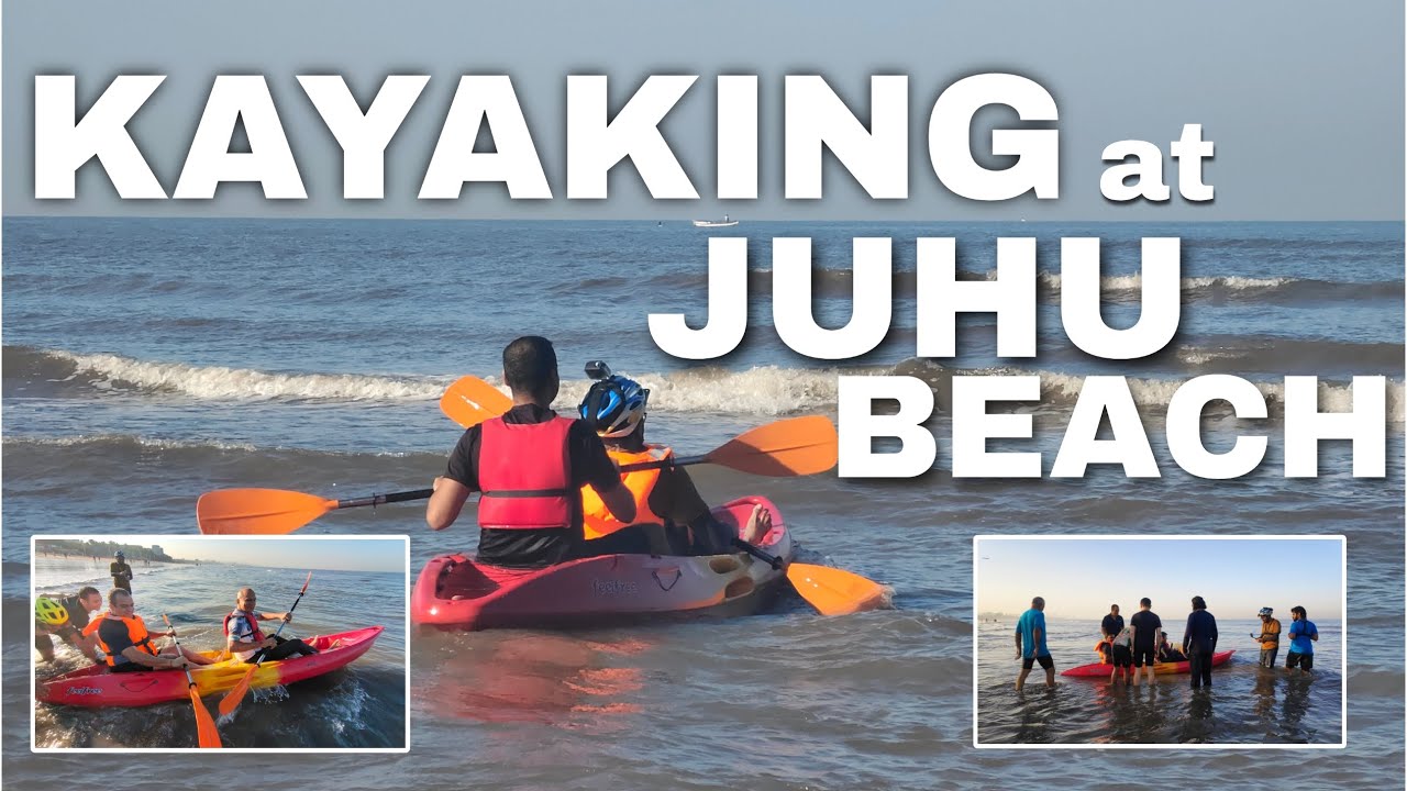 KAYAKING AT JUHU BEACH | MUMBAI CYCLE RIDE | CYCLOFUNATICS #cycling # ...