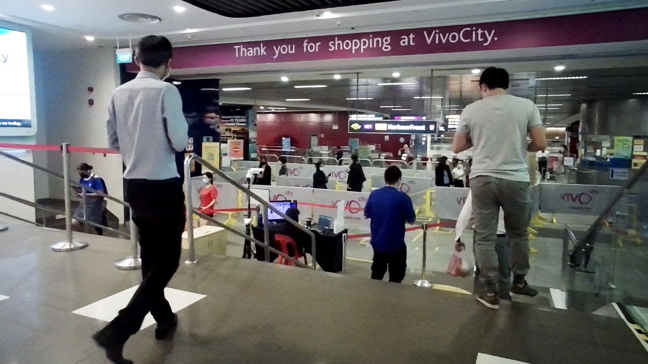 Singapore MRT ride from Labrador Park to Harbourfront train station ...