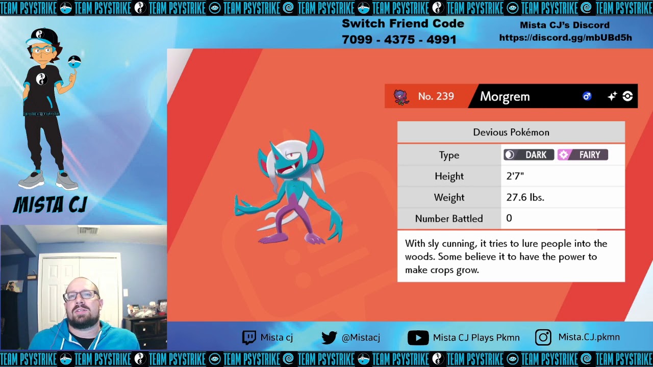 Shiny Impidimp evolves into shiny morgrem - Pokemon Shield - YouTube