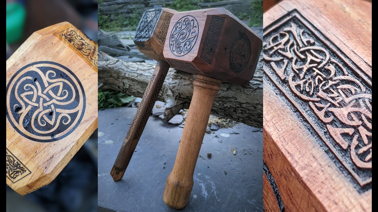 DIY Thor Mjolnir Hammer - YouTube