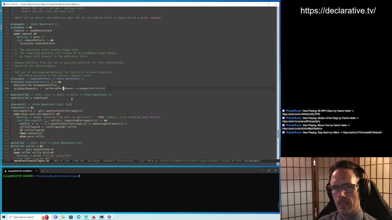 Wave Function Collapse in Haskell! Day 10 - YouTube