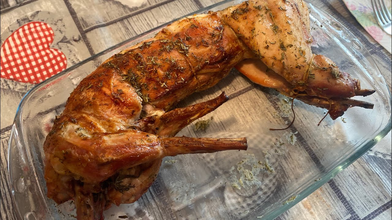 Coniglio porchettato al girarrosto - Roasted Rabbit in “porchetta ...