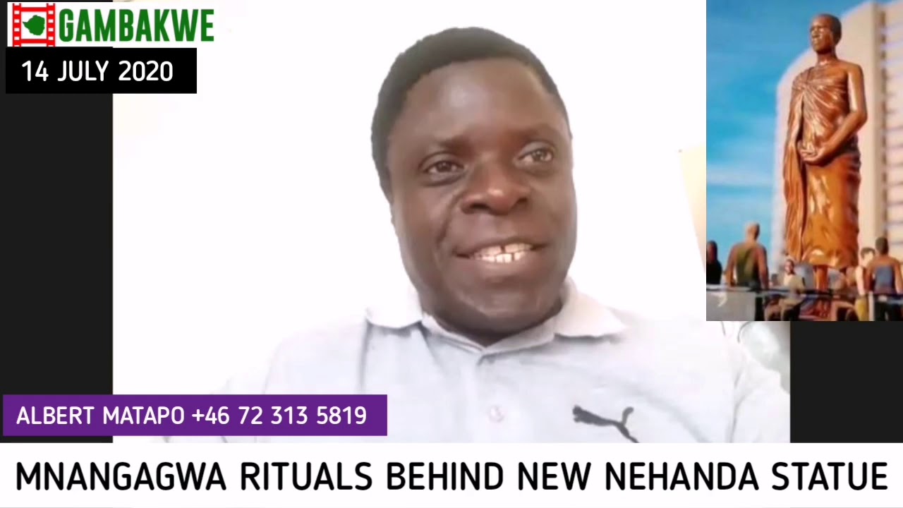 Mnangagwa Rituals Behind Nehanda Statue - Albert Matapo - YouTube