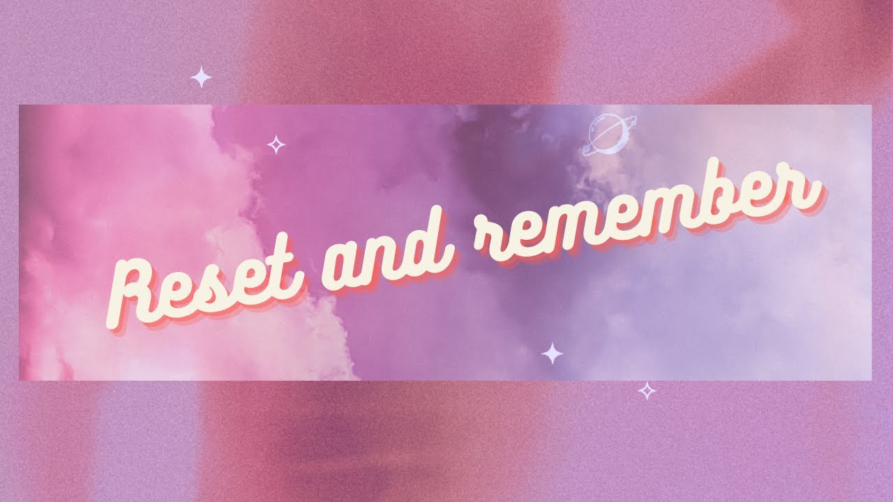 Timeline reset - YouTube