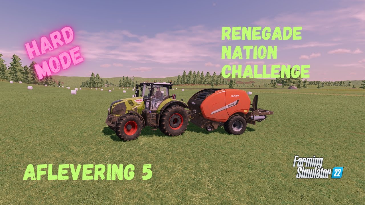 DIT IS FLINK BALEN | Renegade Nation Challenge | FS 22 | HARD MODE | No ...