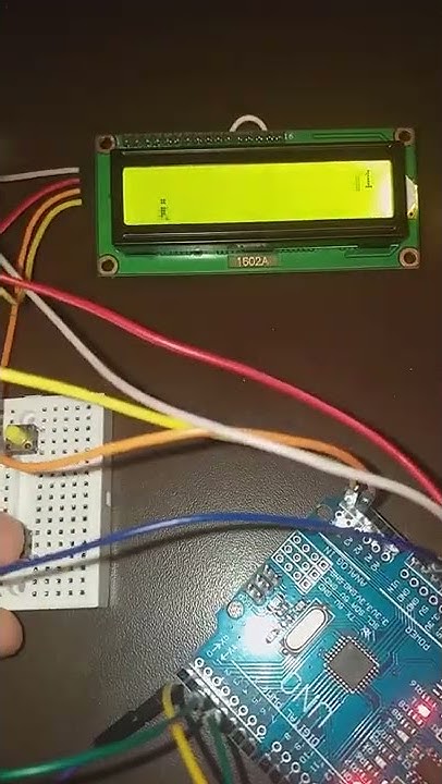 Arduino uno and afficheur LCD I2C - YouTube