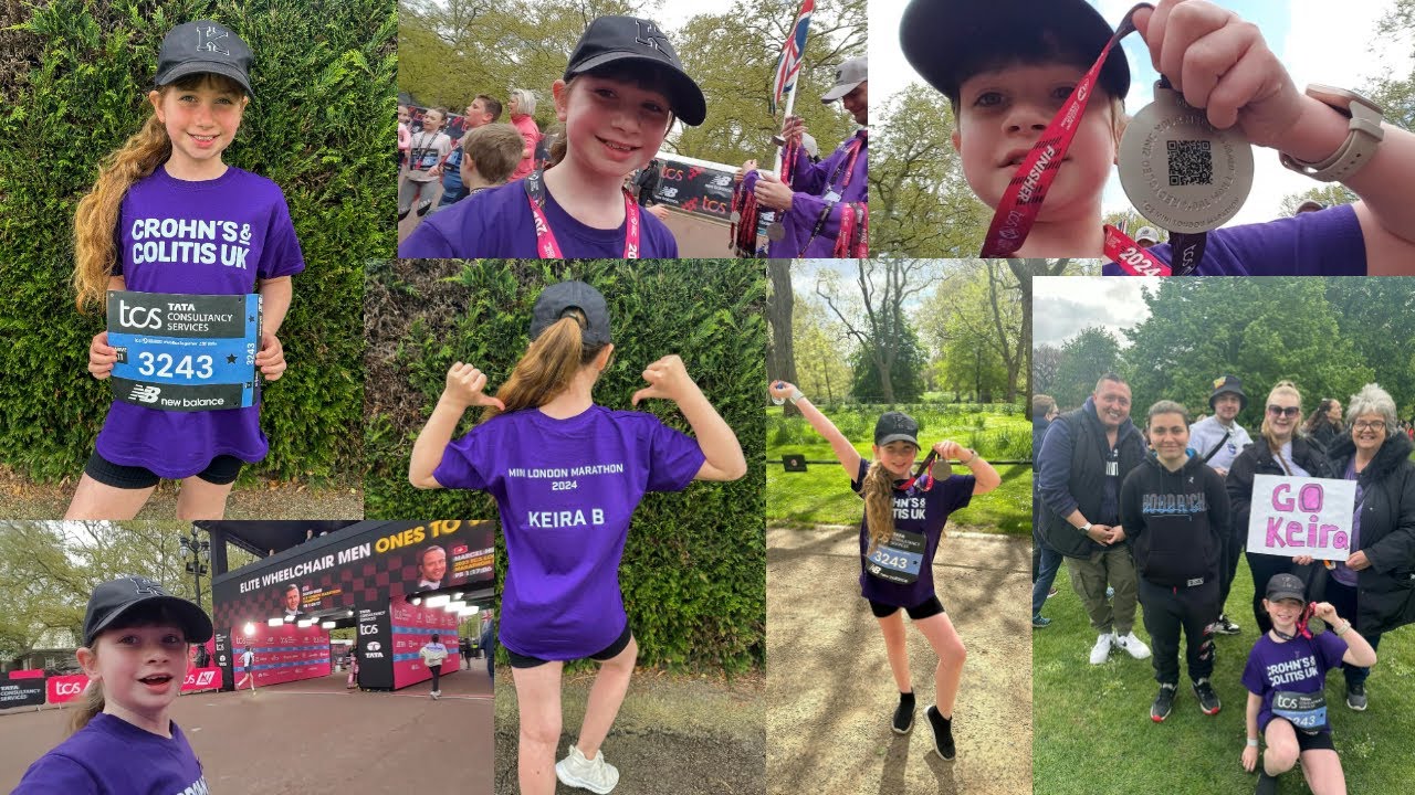 RUNNING IN THE TCS MINI LONDON MARATHON 2024!! | Keira B - YouTube