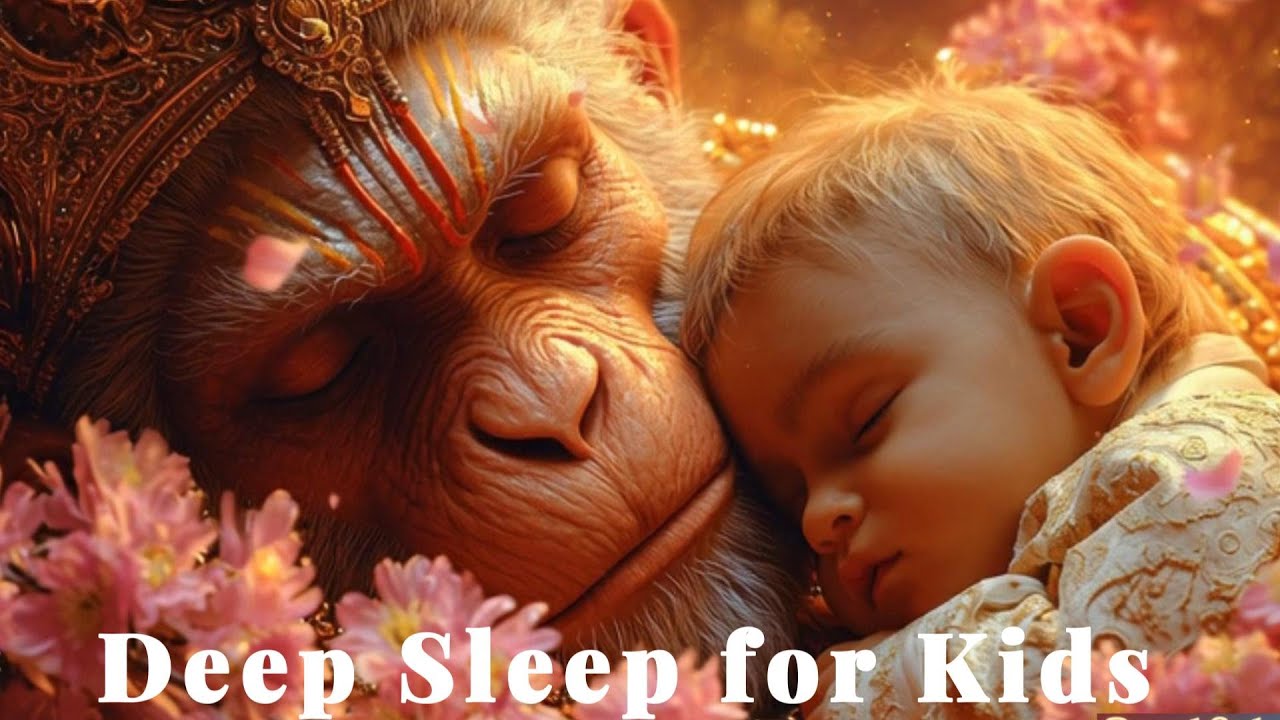 Hanuman Chalisa for Kids | Deep Sleep Chanting | Bedtime Hanuman Mantra ...