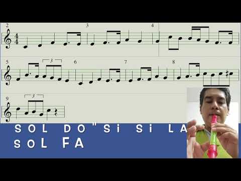 El compás de cuatro cuartos - La métrica de 4/4 notas del himno ...