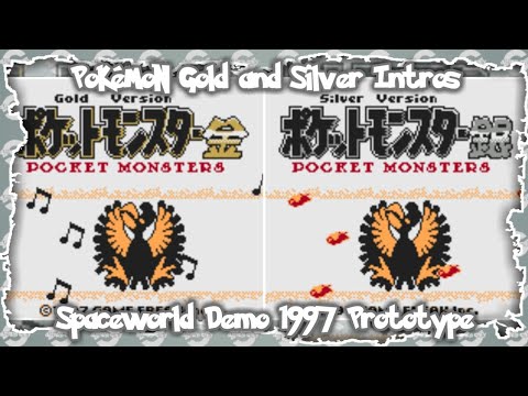 Pokémon Gold and Silver Beta - Spaceworld 1997 Demo Prototype Intros ...