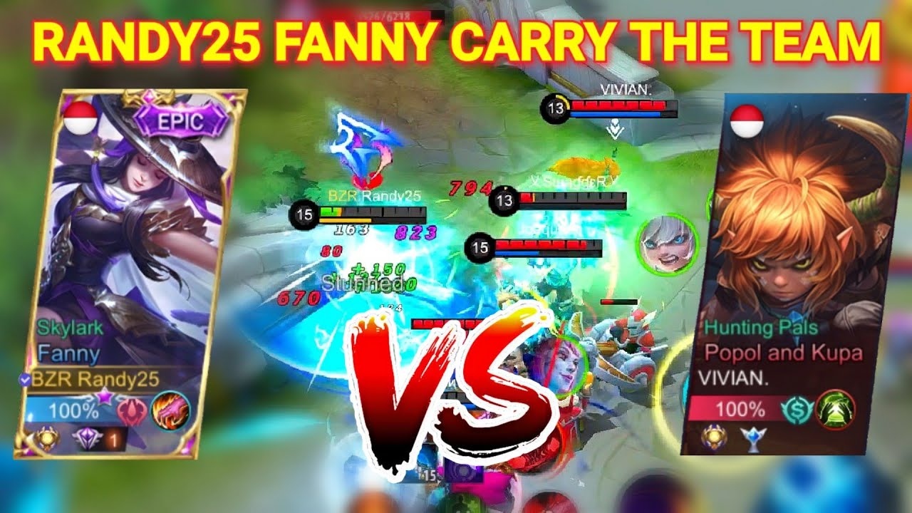 Randy25 Fanny VS Pro Players?! SERIOUS MODE : ON | Mobile Legends - YouTube