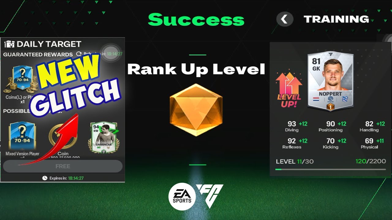 How To Rank Up Players And Get More Training XP In FC Mobile! - YouTube