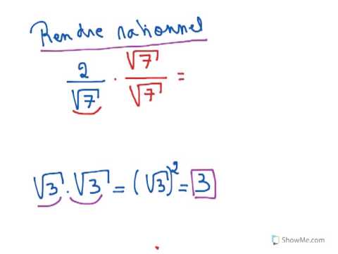 rendre rationnel - YouTube