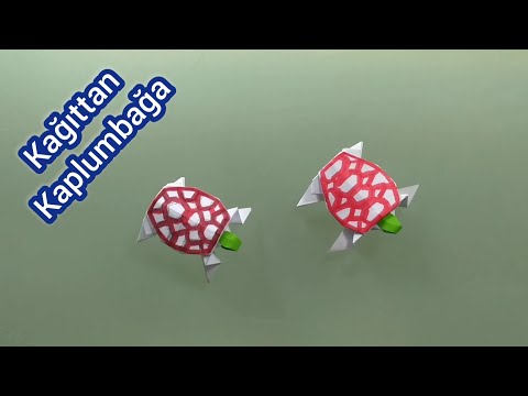 Origami Paper Turtle made easy Kağıttan Kaplumbağa yapımı kolay #keşfet #kağıttan #origami