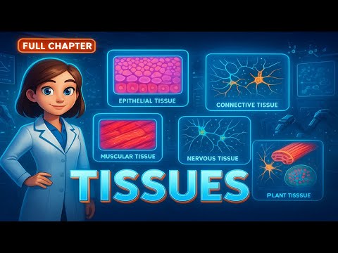 Tissues || 9th class || complete chapter || 3D animation