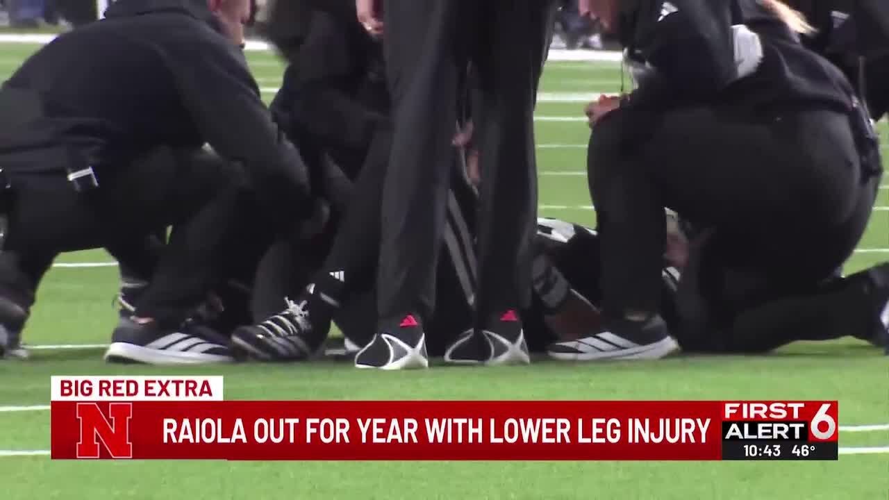 Nebraska QB Dylan Raiola to miss remainder of season due to leg injury ...