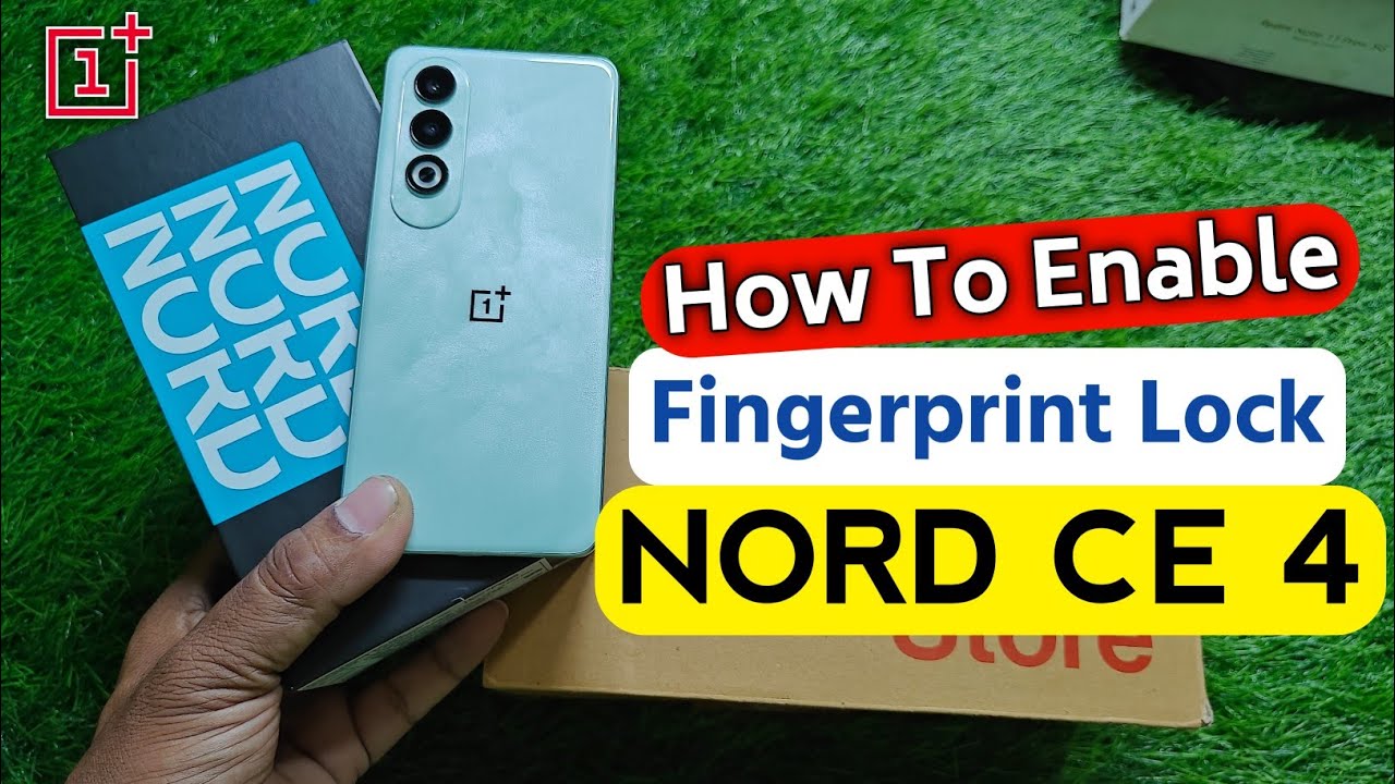 OnePlus Nord CE 4: How To Enable Fingerprint Lock| Tech Khabar - YouTube