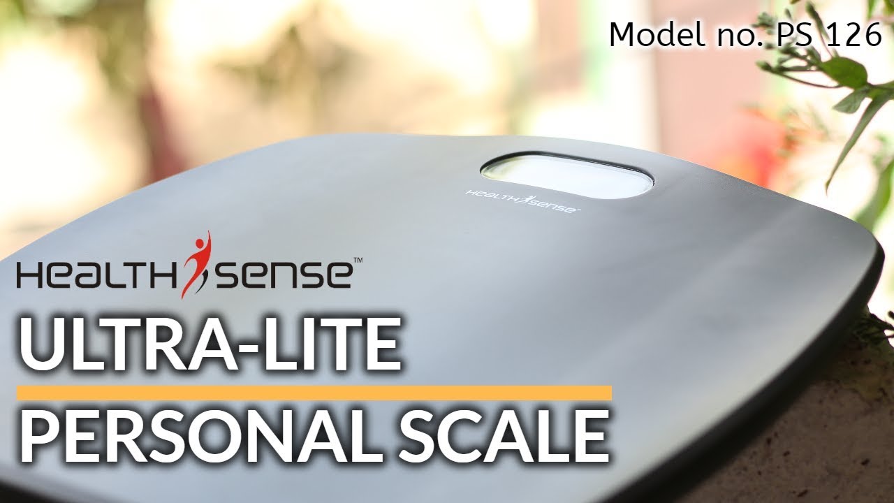 Healthsense PS-126 Ultra-lite Personal Scale (Grey) - Unboxing & Review ...