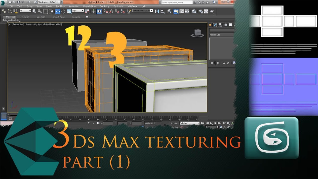 3Ds Max Texturing part -1 - YouTube