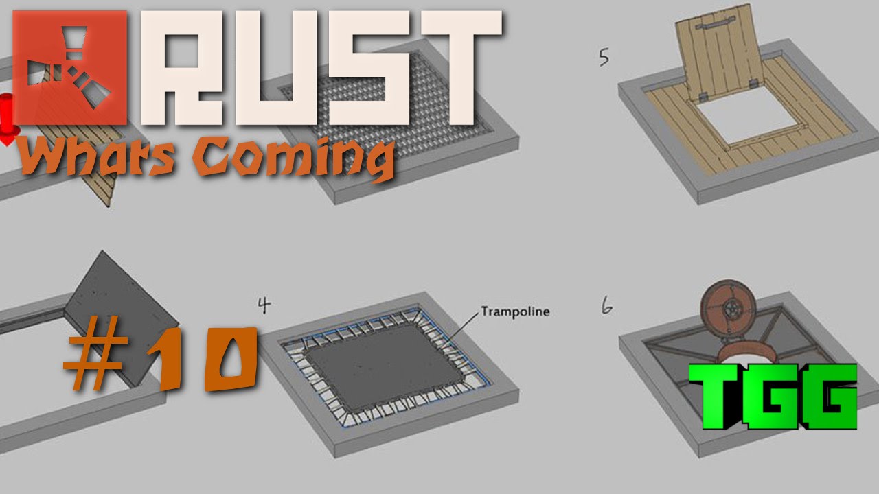 Rust What's Coming | Floor Frames, Semi Auto Rifle, Farming Expanded ...