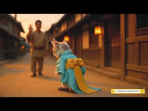 Welcome!! A Day with Mugi the Office Cat as a Maiko 🐱🍵