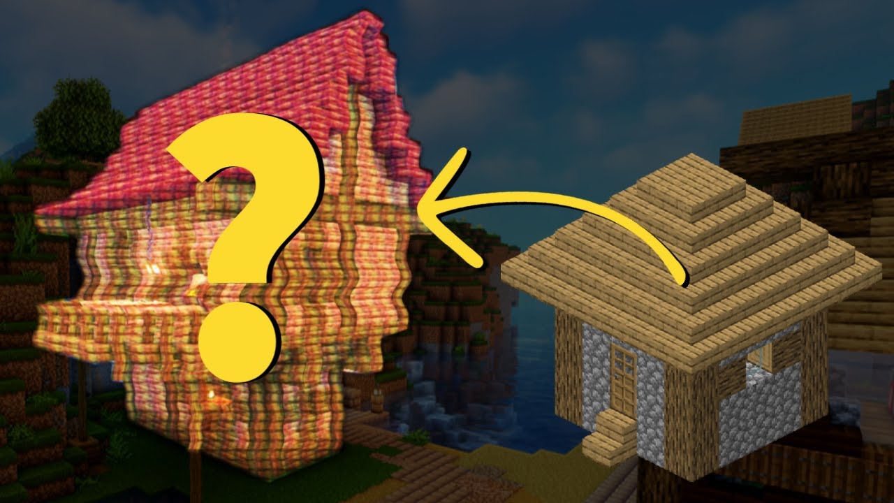Mojang builds trash village homes! - YouTube