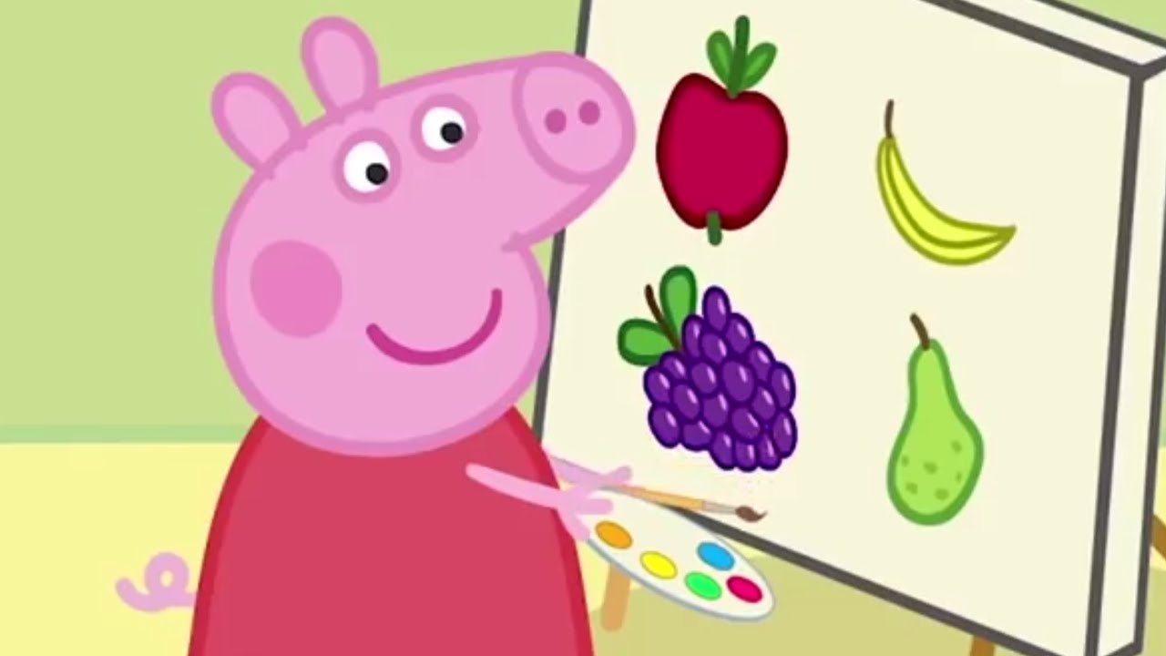 Learn Colors and How to Draw with Peppa Pig | Educational Videos For ...