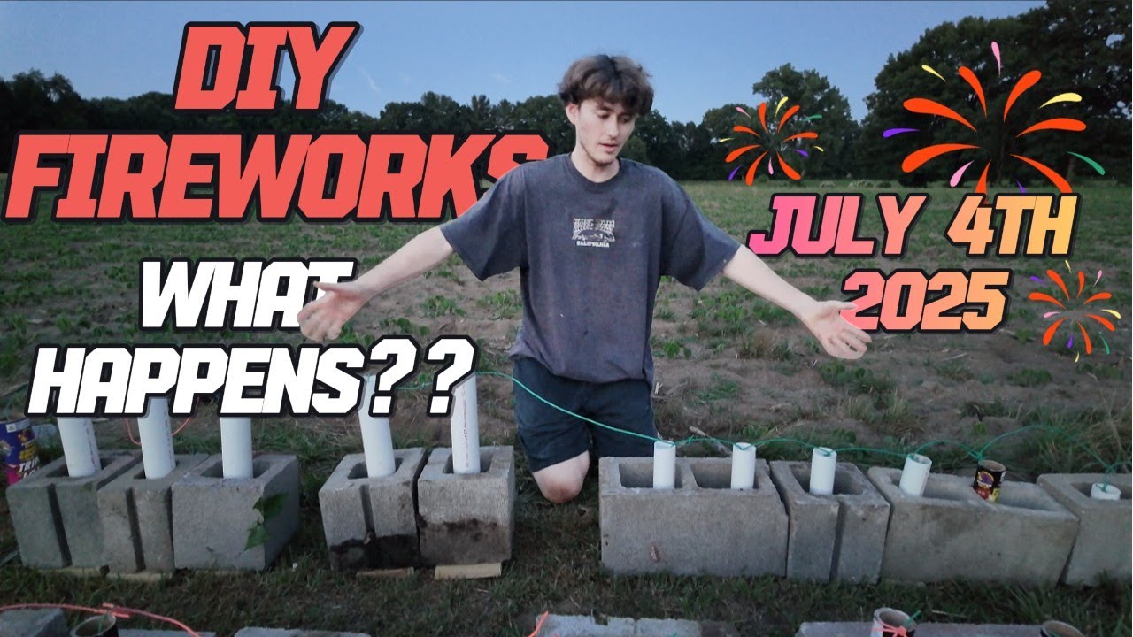 What Happens When You DIY Your Own Fireworks Show? (2025) - YouTube