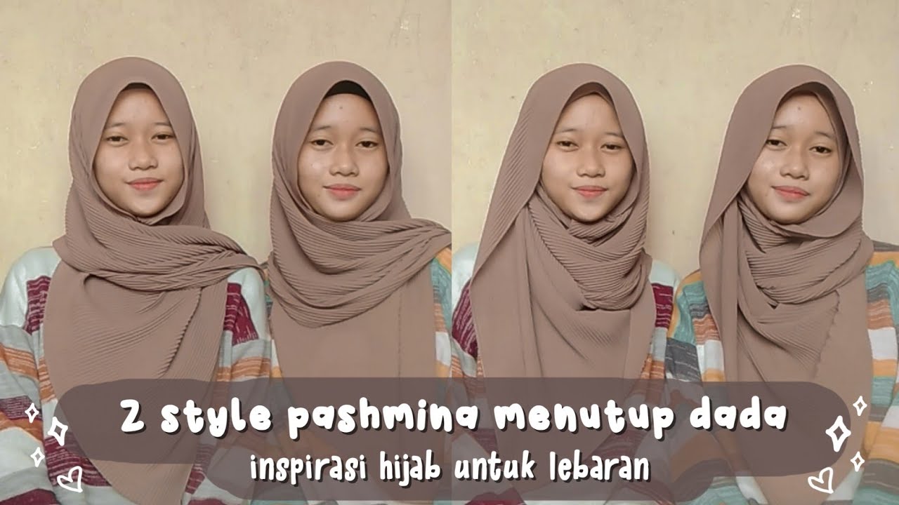 TUTORIAL PASHMINA MENUTUP DADA #2 | Zalfa Zulfa - YouTube